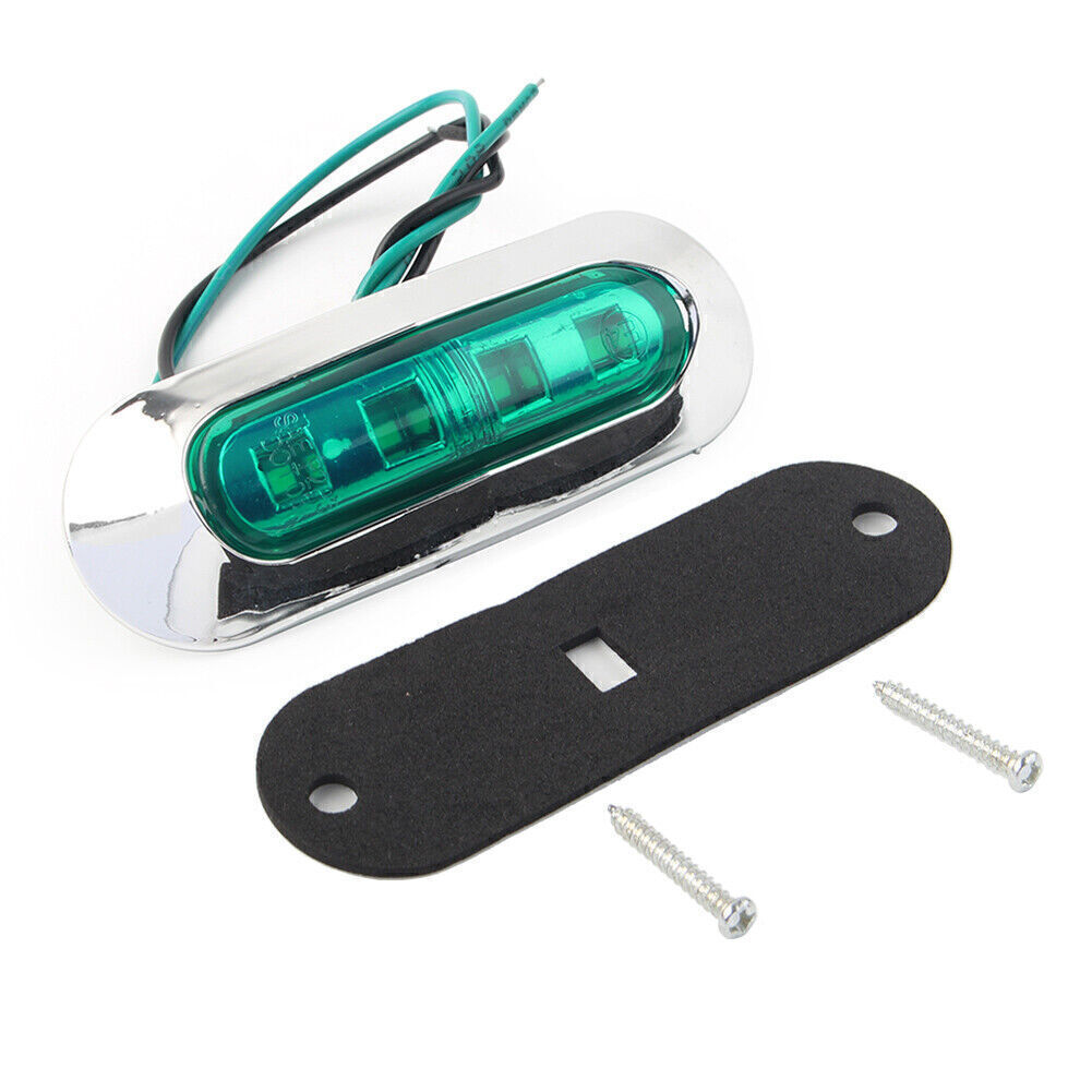 Green 4 LED Side Clearance Marker Light For Car Truck Trailer Pickup ...