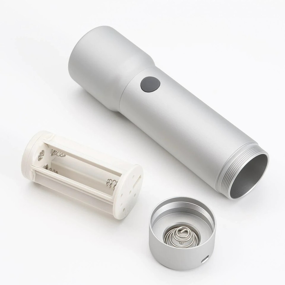 MUJI Splash Proof LED Aluminum Flashlight MJ-ATL71 Wide light/Spot ...