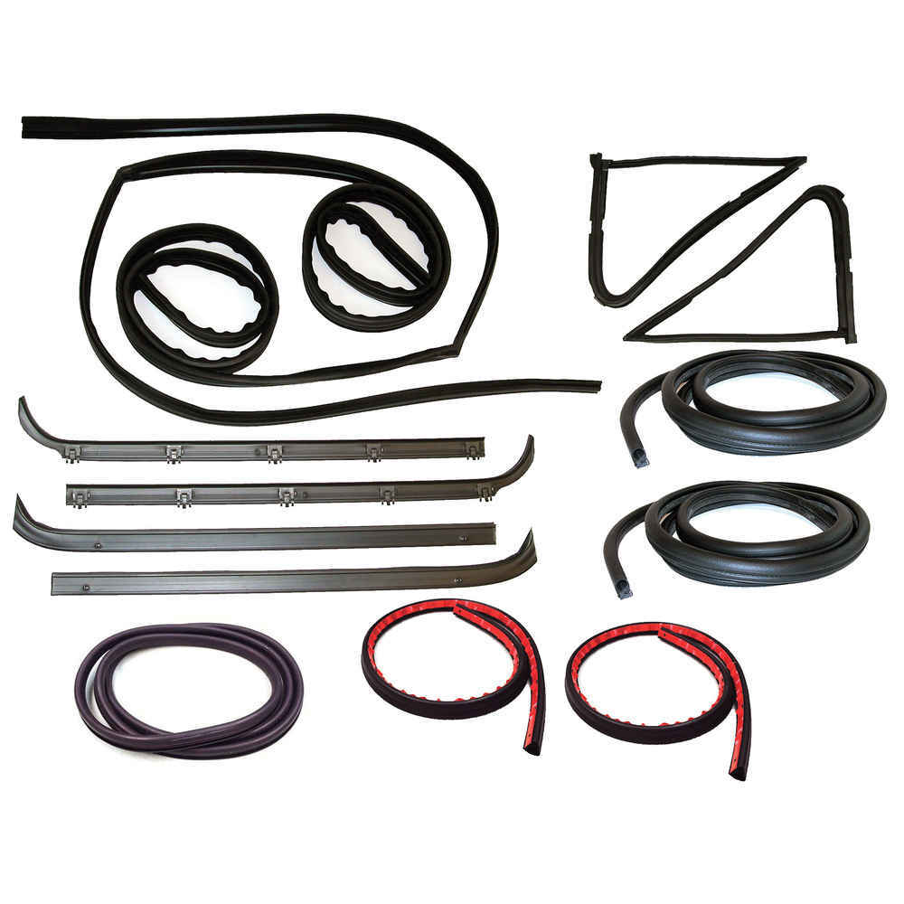 Window Channel & Felt Sweep Belt & Door Seal Kit for 80-83 Ford Pickup ...