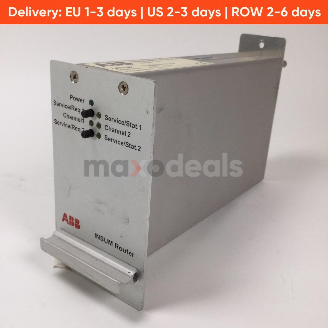 ABB 1TGB302001R1202 Insum Router Lines 1 + 2 Display Board Used UMP | eBay