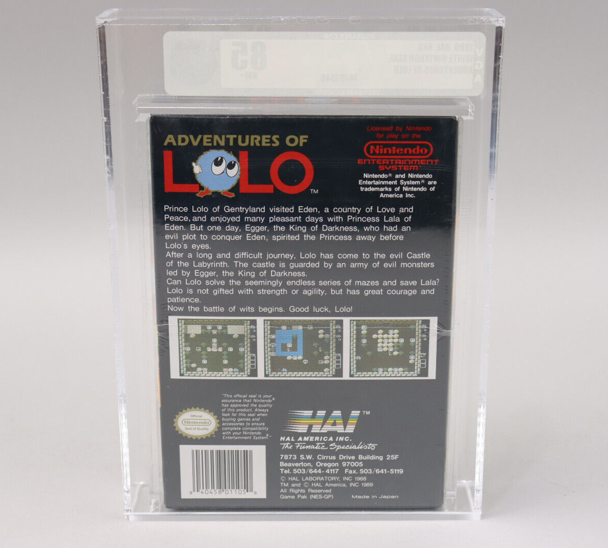 Adventures of Lolo (Nintendo Entertainment System, 1989) for sale ...