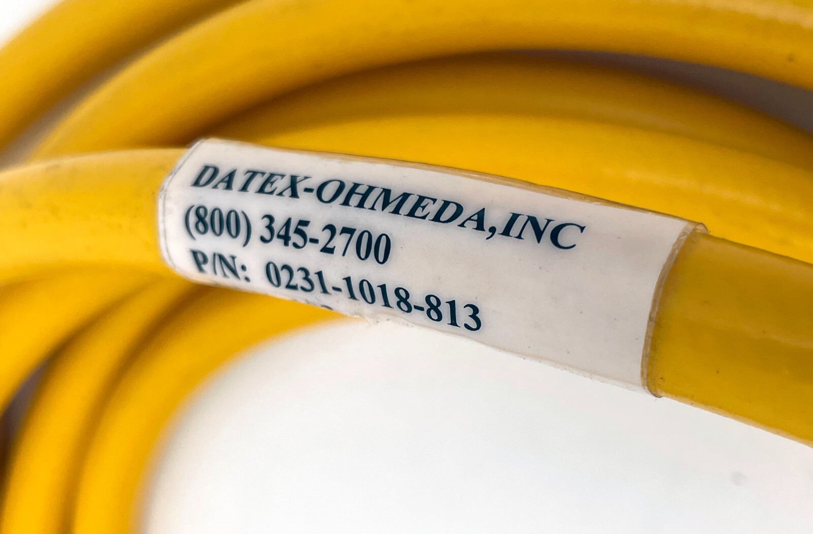 Datex Ohmeda 0231-1018-813 Yellow Anesthesia Assembly Hose 15Ft | eBay