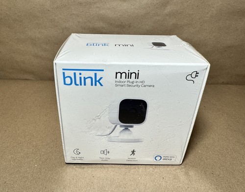 Blink Mini Indoor Plug-in Smart Surveillance Camera Sealed | eBay