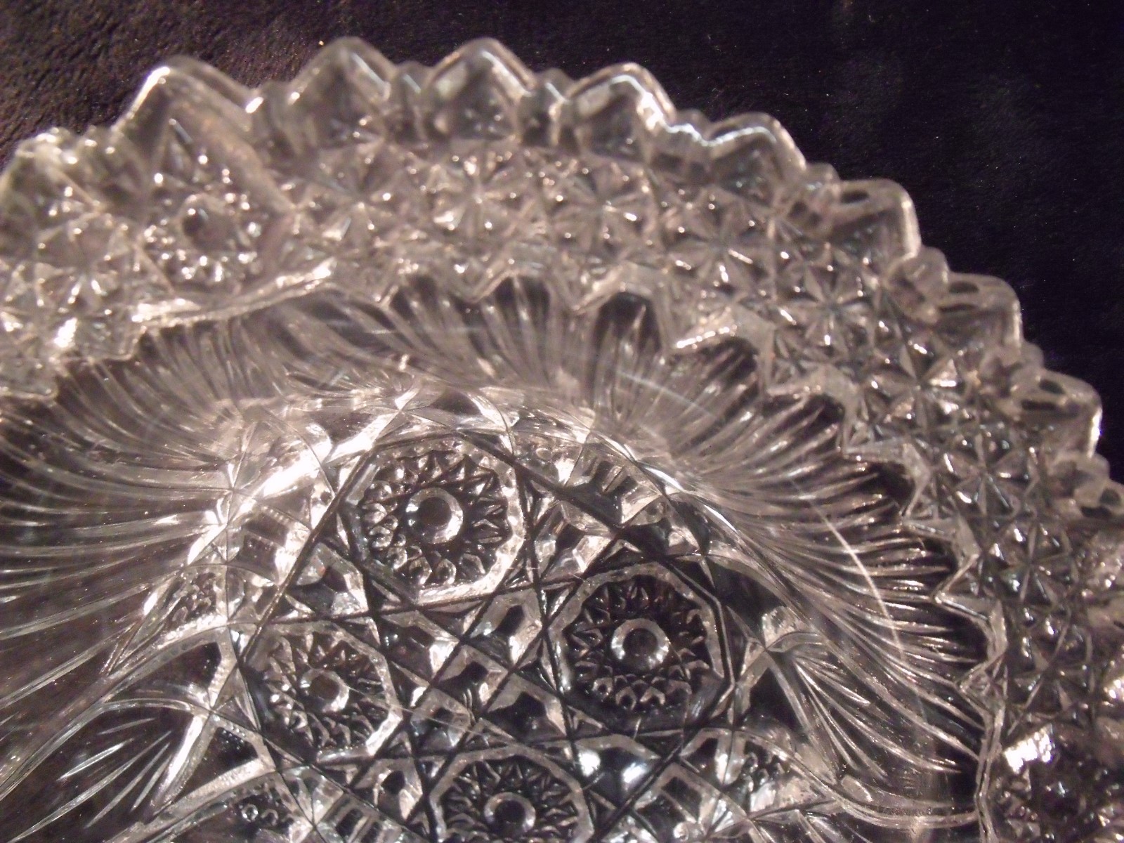 EAPG FLINT GLASS 8 1/4" FLAT RIM BOWL | eBay