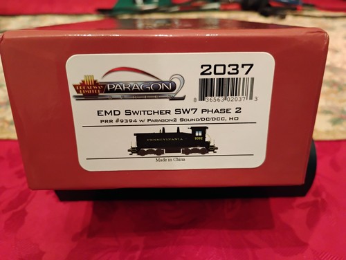 Broadway Limited Imports Paragon 2 PRR EMD Switcher SW7 phase 2 HO DC ...