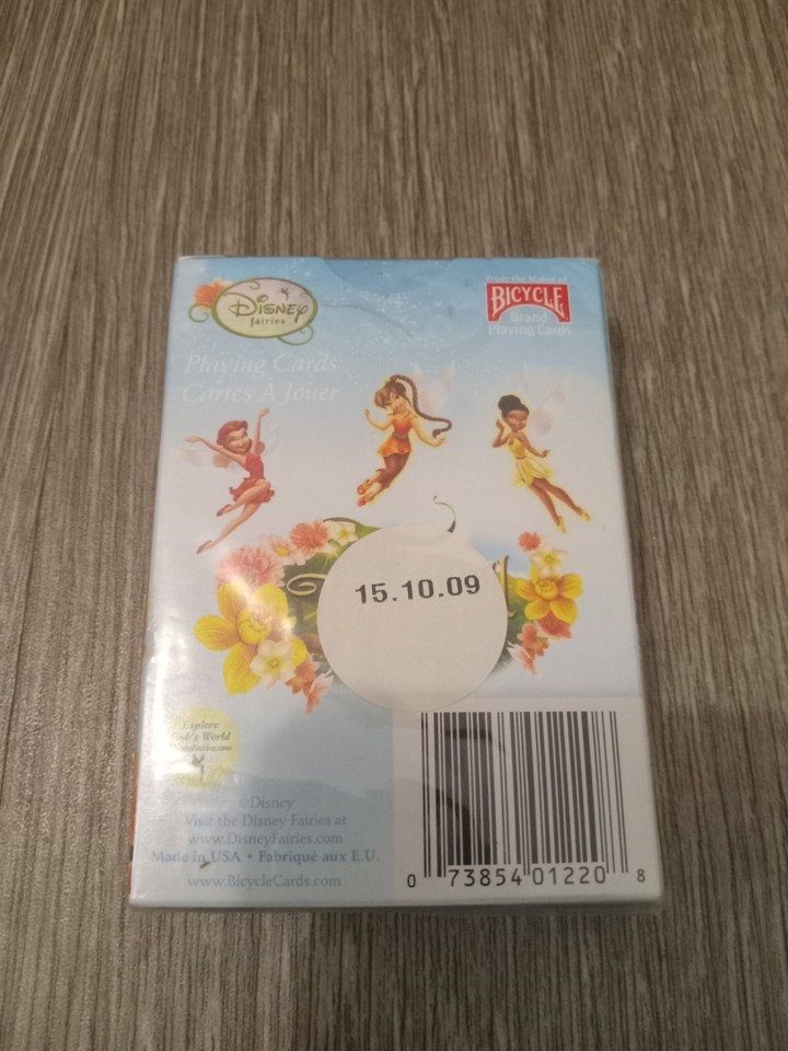 Disney Fairies Tinker Bell Deck Playing Cards By Bicycle 3.5" X 2.5 ...