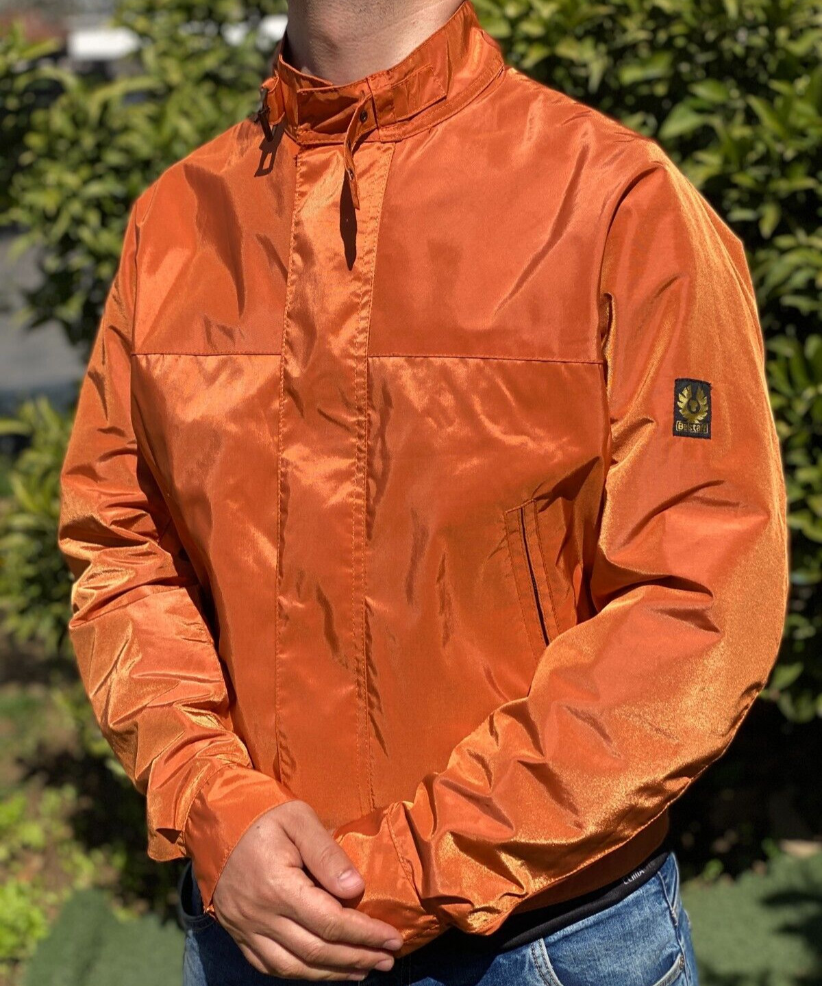 Belstaff Rider Jacket Short Motorcycle Windbreaker Bi… - Gem