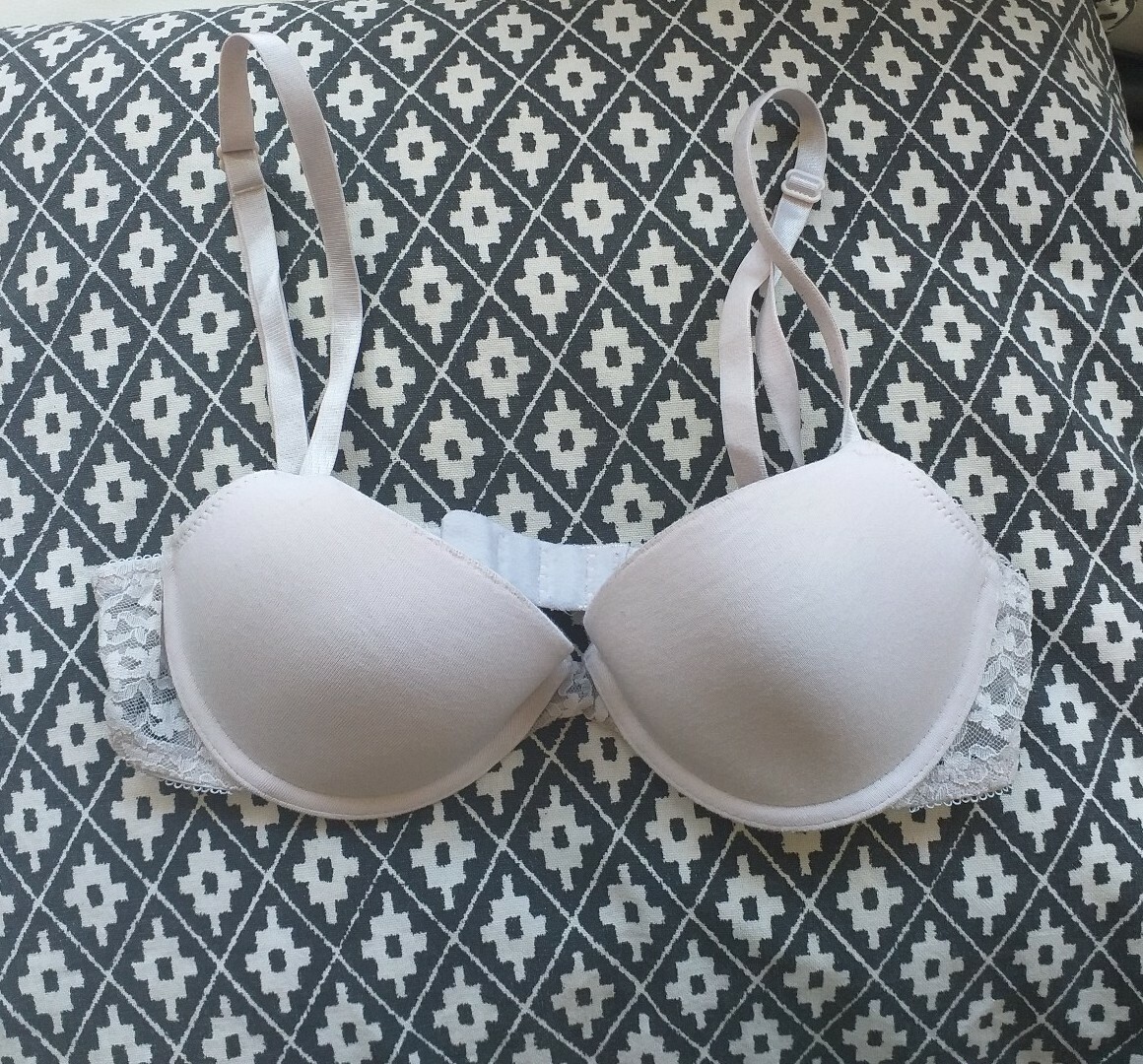 H&M BH Größe 70A, Nudefarben mit Spitze und Bügel 95% Baumwolle | eBay.de