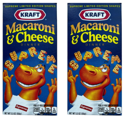 Supreme Kraft Macaroni (Mac) & Cheese - Limited w/ Supreme Sticker ...
