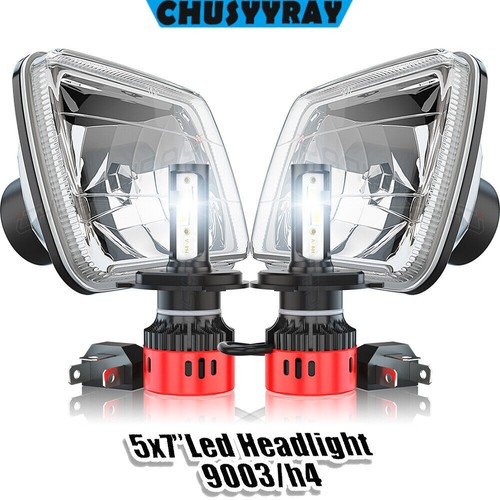 7X6'' 5X7" DRL LED Headlights Sealed Beam For Mack CH CH600 MS300P ...