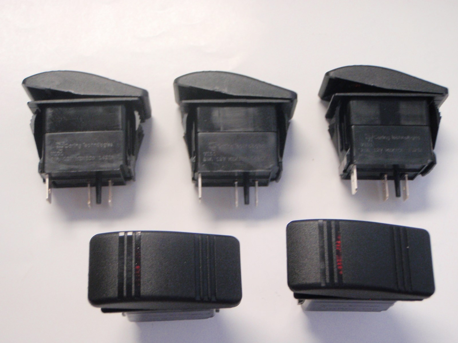 CARLING V1D1 SWITCH 5 PACK LIGHTED MARINE 50-12961 CONTURA ROCKER ...