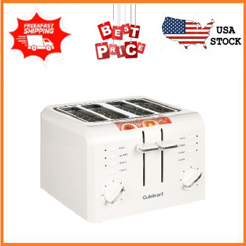 Cuisinart Toasters 4 Slice Compact Plastic Toaster, New, CPT-142P1 | eBay