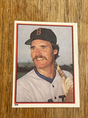1983 Topps Baseball Stickers Wade Boggs RED SOX #308 MINT Unused | eBay