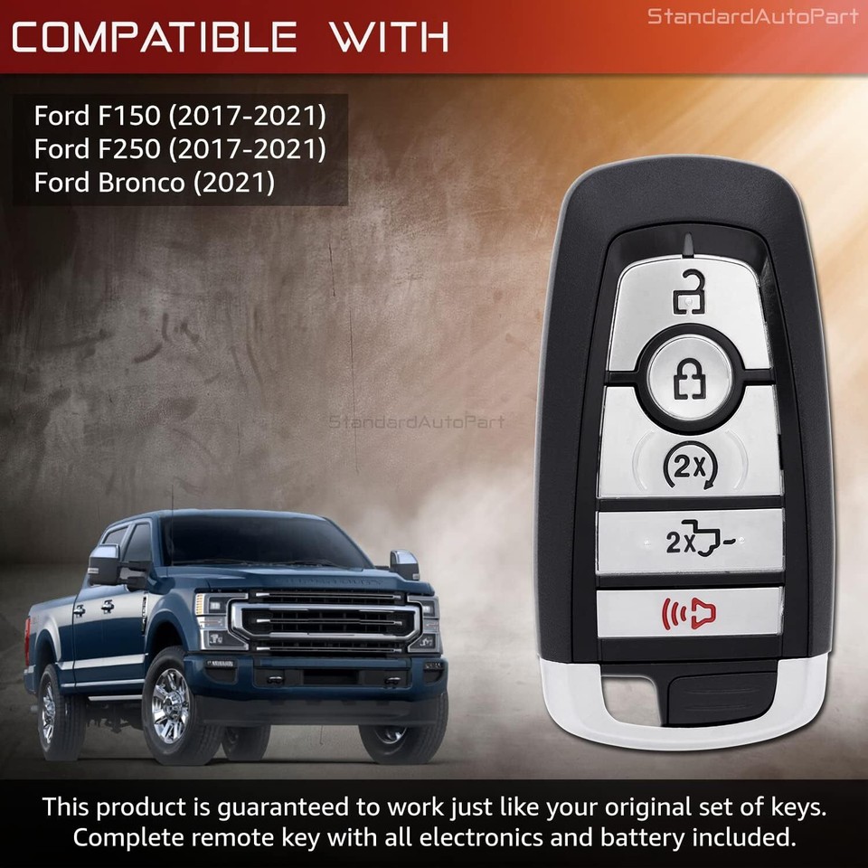 StandardAutoPart Smart Key Remote Keyless Entry Compatible with Ford ...