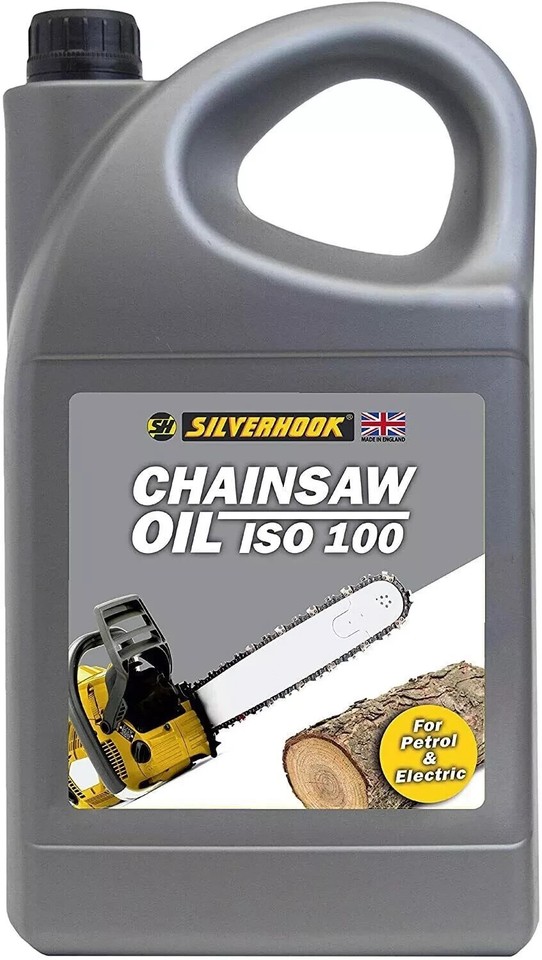 CHAIN OIL 5 LITRE CHAINSAW SUPER TACKY GUIDE BAR FOR ALL MAKES OF SAWS ...