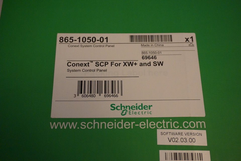 Schneider Electric Conext System Control Panel SCP 865-1050-01 for XW+ and SW | eBay