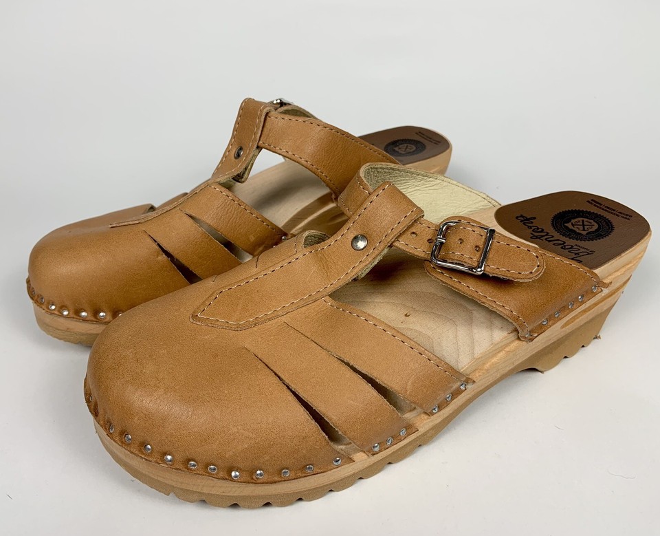 Troentorp Mary Jane Clogs Shoes Vegan Size EU 40 US 9.5 -10 Closed Toe ...