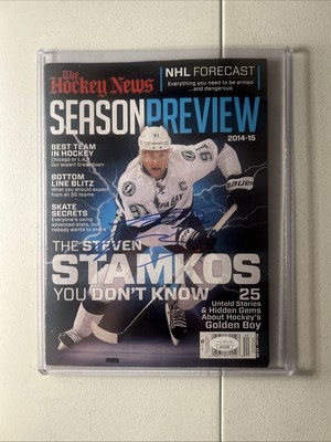 Steven Stamkos Signed Autograph The Hockey News Magazine Lightning JSA ...