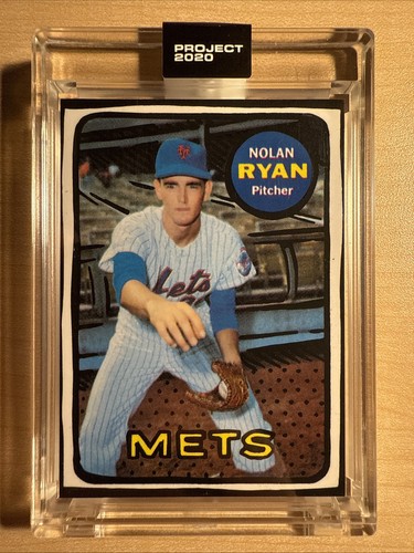 Topps Project 2020 Nolan Ryan #87 New York Mets Art Card Joshua Vides ...