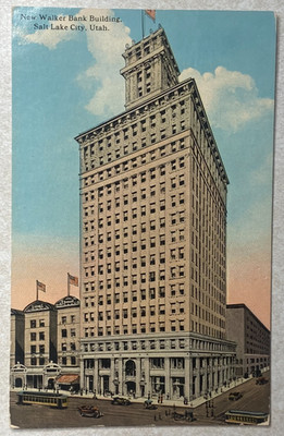 M809 Postcard New Walker Bank Building Salt Lake City Utah UT | eBay