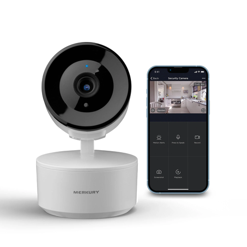 Merkury Smart Indoor Auto-Tracking Security Camera | eBay