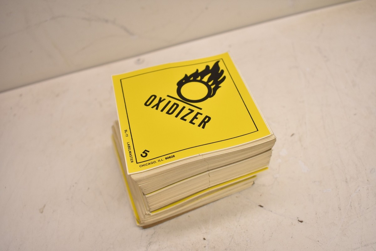 Oxidizer Placard