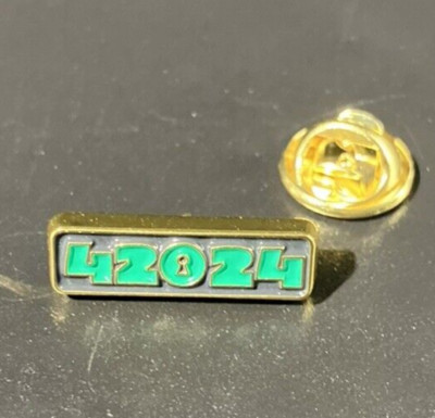 420 Enamel Pin - 4/20/2024 Weed Smoke Pin - Palindrome! Pinbacks ...