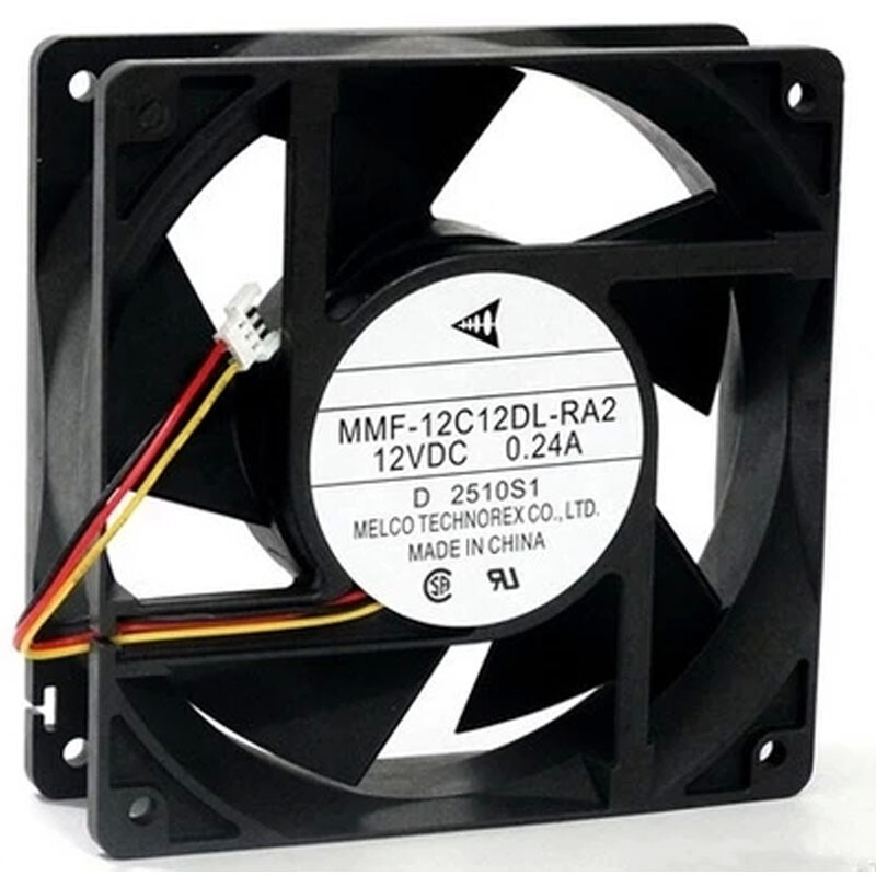 Original MMF-12C12DL-RA2 12VDC 0.24A 12CM three wire converter fan | eBay