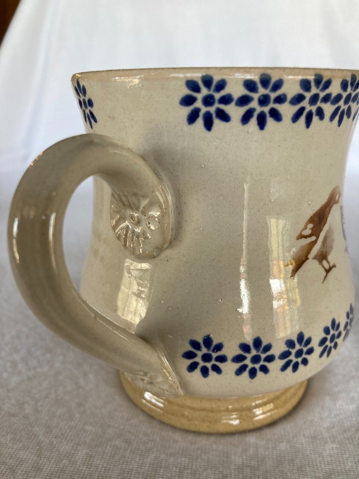 RARE Nicholas MOSSE Irish Pottery BIRDS Small Jug PITCHER Creamer 4" | eBay