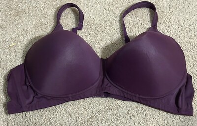 Leading Lady 5042 Sz 50DD Stretch Purple Wireless Full Coverage Bra | eBay
