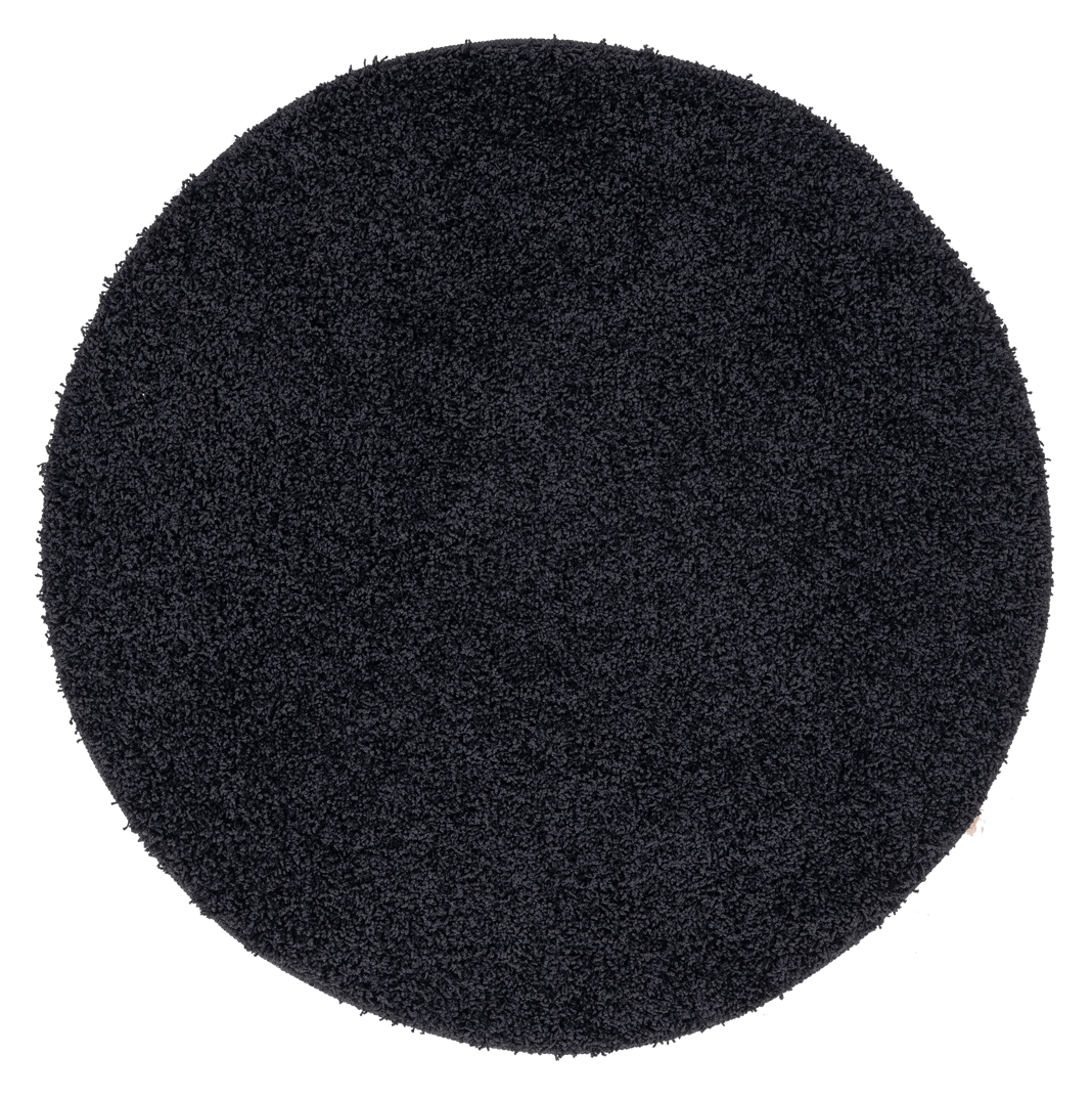 Round Circle Soft Shaggy Rug Carpet Mat 30 mm Pile Thickness Enterance ...