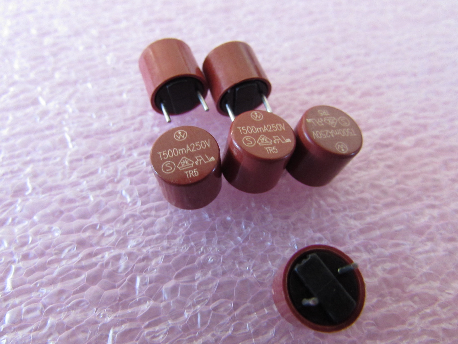 Wickmann Fuse T-lag T500ma 250v UL Tr5 374 Series Radial Can Vertical ...