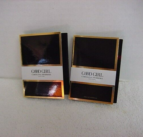 2 x CAROLINA HERRERA GOOD GIRL Eau De Parfum EDP Vail Spray Sample 1.5 ...