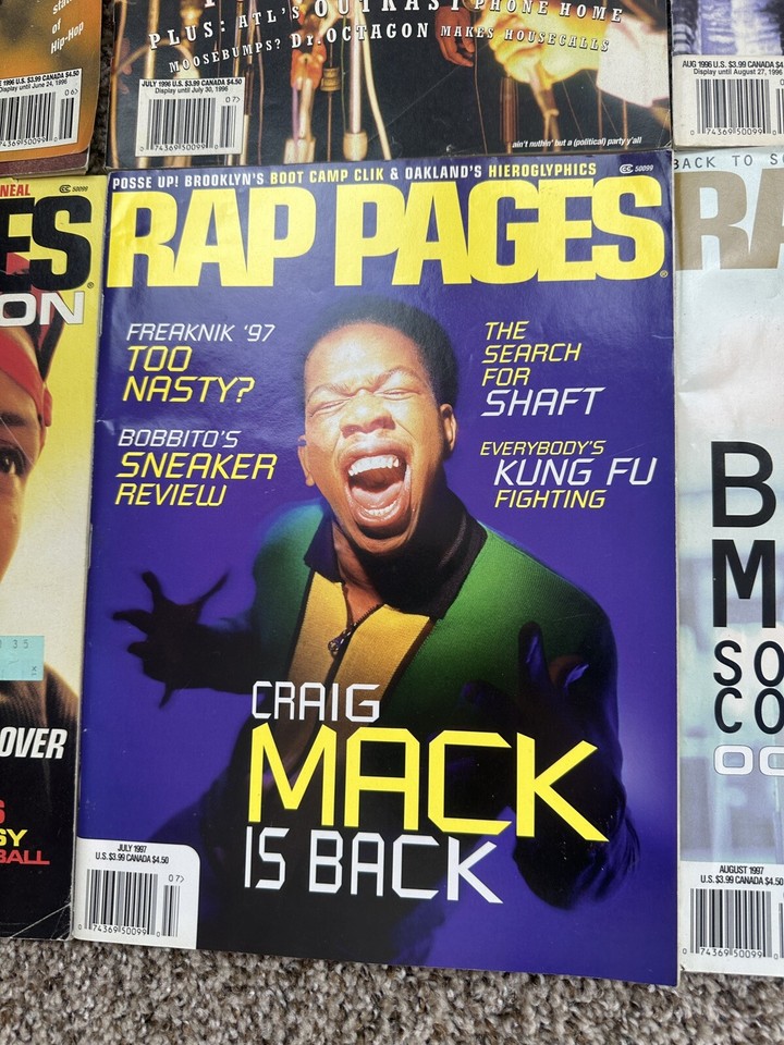 Rap Pages Hip Hop Magazine 1995-1997 Lot Of 17 - Eazy E, The Roots, Etc ...