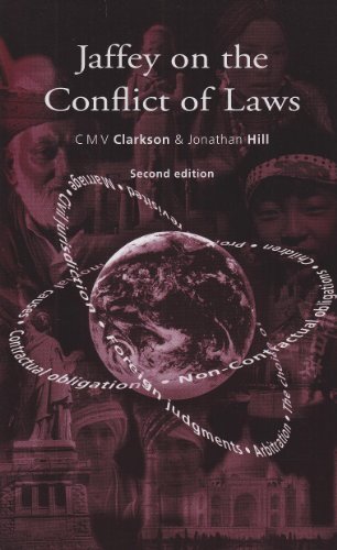 Jaffey on the Conflict of Laws by Hill, Jonathan Paperback / softback ...