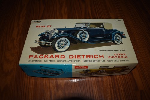 Vintage Gabriel 1930 Packard Dietrich Victoria Metal Model Kit 1:22 ...