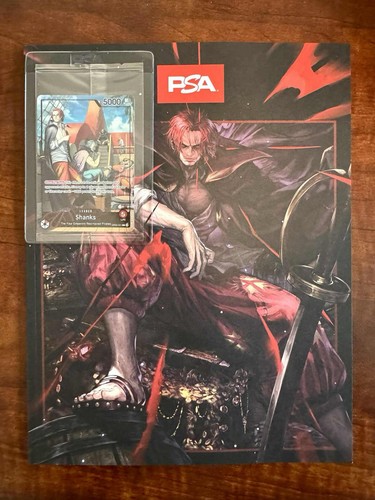 SHANKS One Piece TCG OP01 July 2025 Promo PSA Limited Edition Card And ...