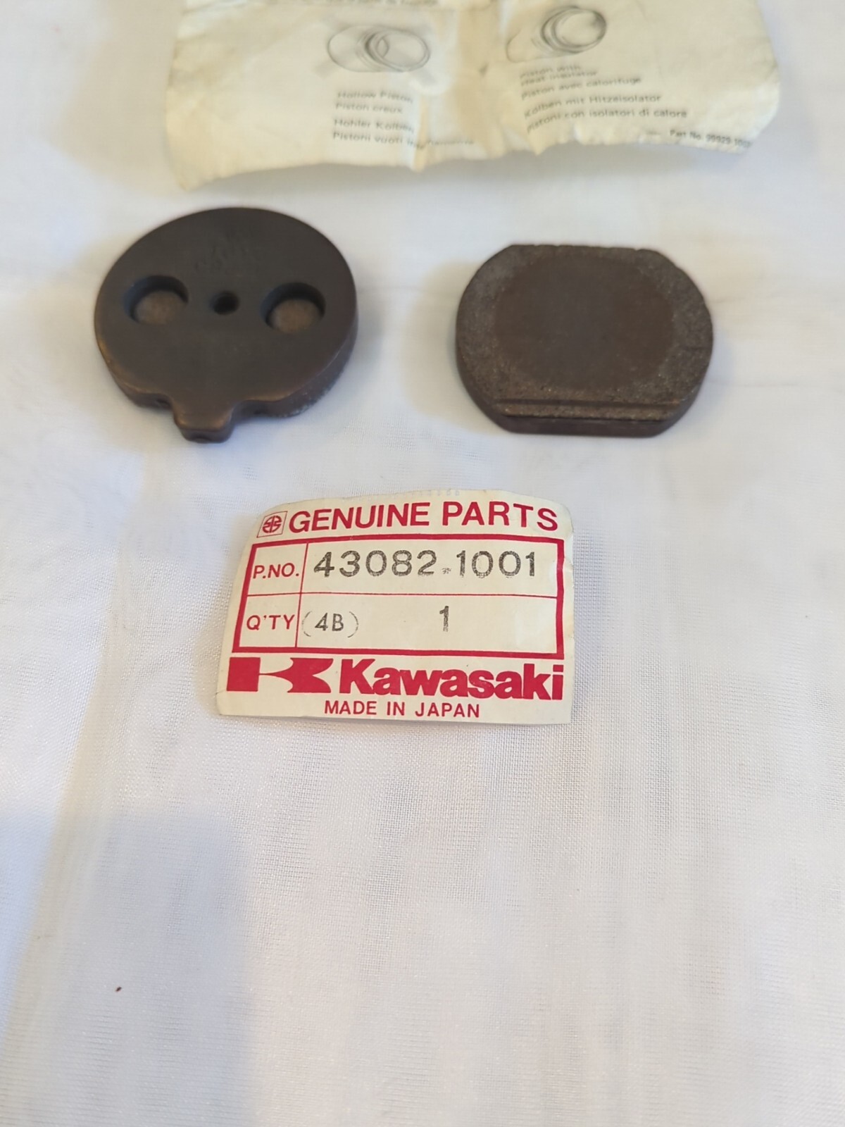 Kawasaki NOS NEW 43082-1001 Brake Pad Set KZ KZ1000 KZ650 KZ440 KZ400 ...