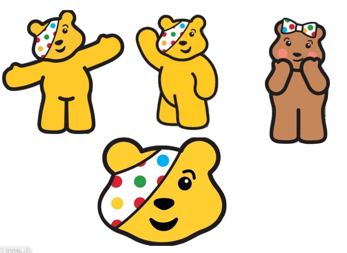 Super Pudsey Logo Join The Fun For Pudsey Bear On Children In Need Day