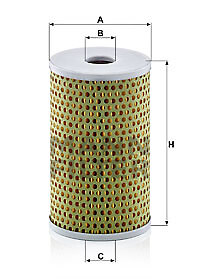 H 932/2 t MANN-FILTER Filtro olio per DAF,FENDT | eBay