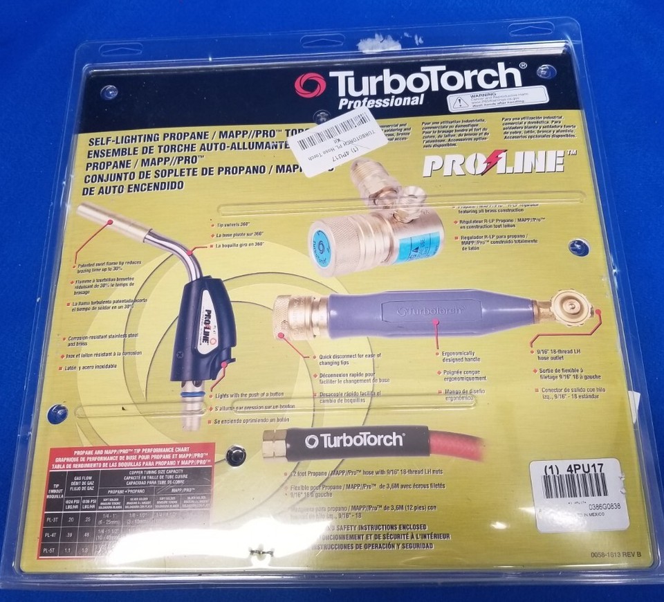 Turbotorch 0386-0838 Torch Kit, Swirl Flame | eBay