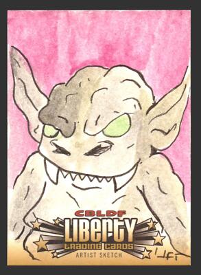 2011 Cryptozoic CBLDF Liberty Artist Sketch Card by Jerry Fleming | eBay