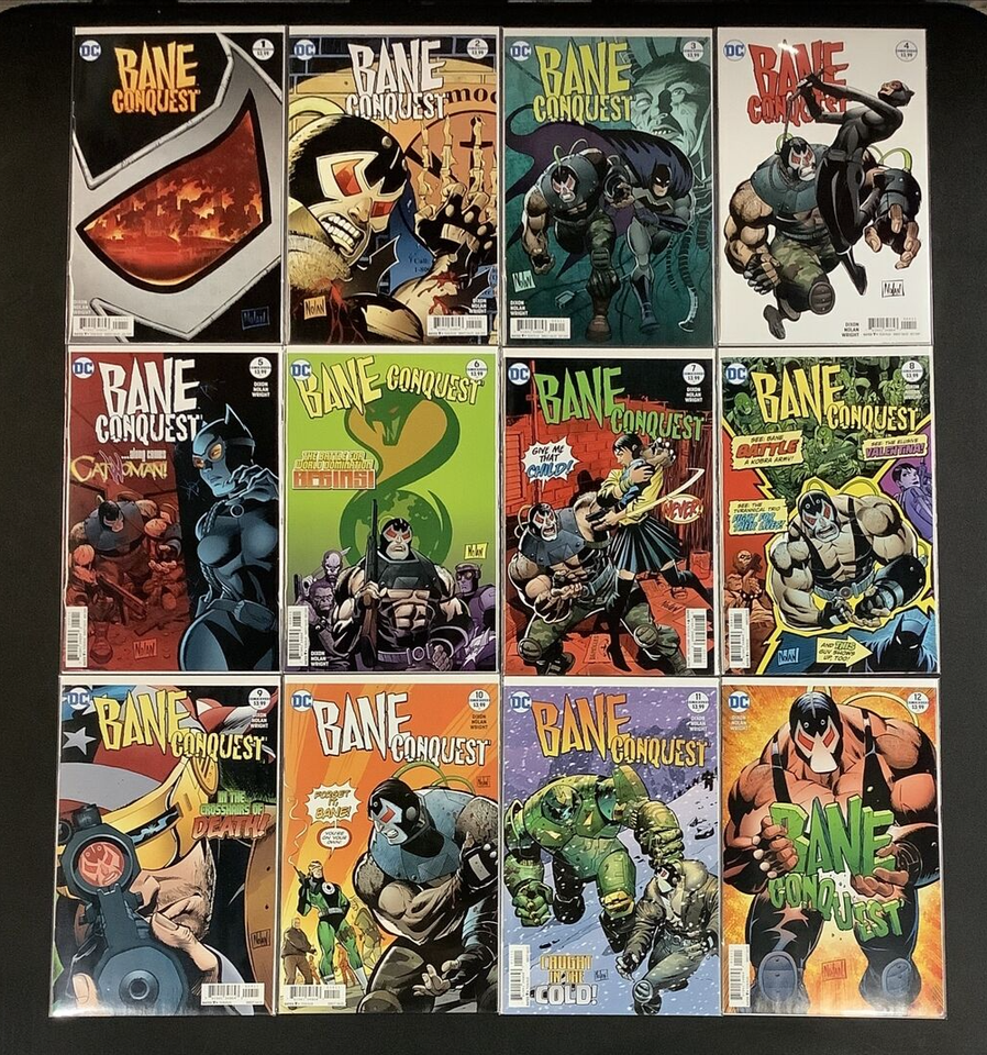 BANE CONQUEST #1-12 COMIC BOOK LOT FULL SERIES BATMAN SPINOFF CHUCK ...