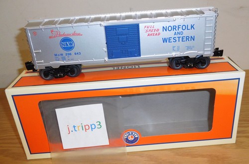LIONEL LCCA NORFOLK WESTERN N&W BOXCAR O GAUGE TRAIN ON SITE VIRGINIA ...