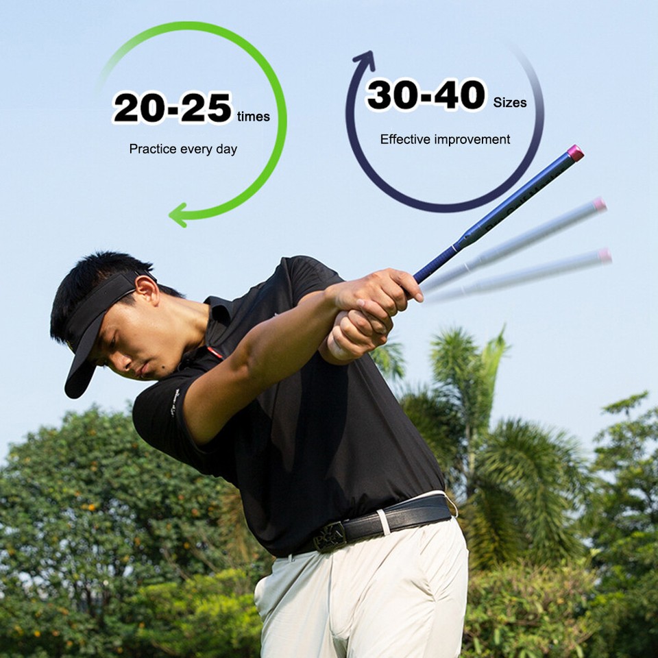 Golf Posture Corrector with Non-slip Rubber Grip Golf Swing Master ...