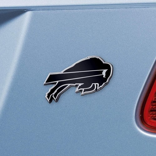 Buffalo Bills Solid Metal Raised Auto Emblem Decal Adhesive Backing ...