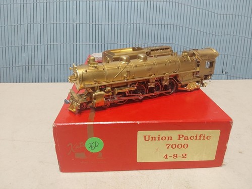 katsuni HO VINTAGE BRASS UNION PACIFIC 7000 STEAM LOCOMOTIVE LNOB | eBay