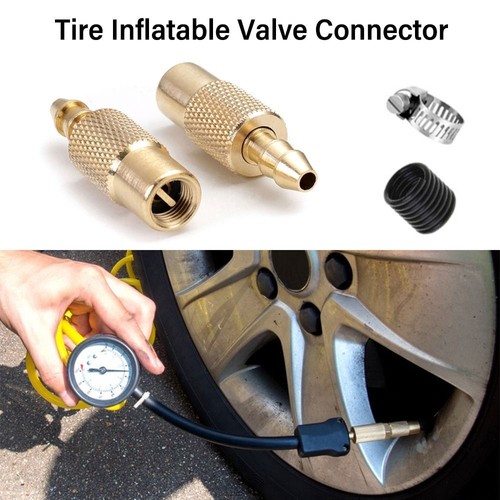 Deflated Tire Inflation Valve Adapter Car/Bike/Motorcycle | eBay
