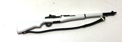 12" Doll Accessory Figure 1/6 Scale White Ceremonial M1 Garand Gun | eBay