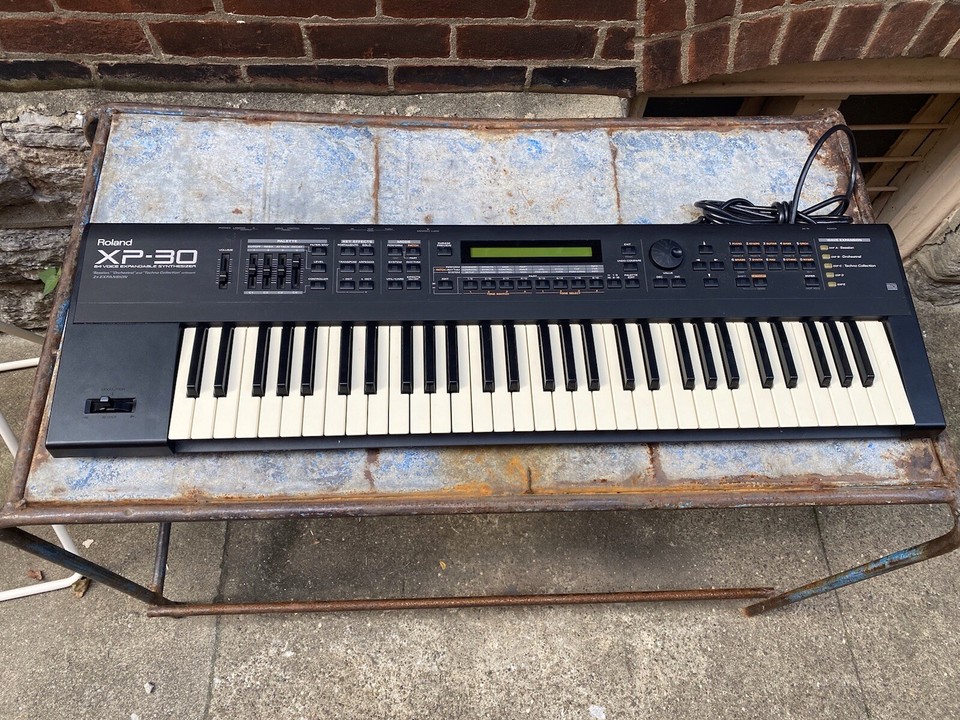Vintage Roland XP-30 64 Voice Expandable Synthesizer - 61 Key Keyboard ...